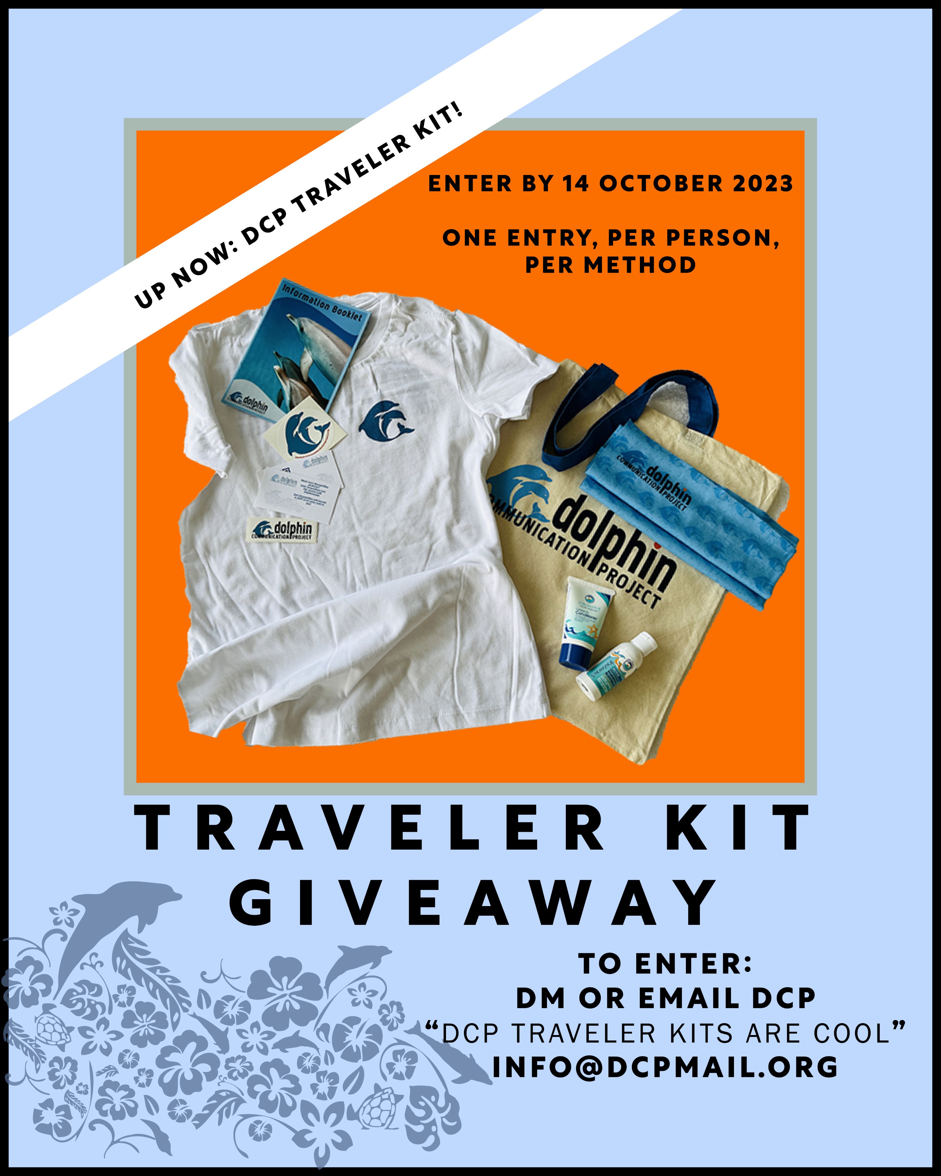 New Giveaway: DCP Traveler Kit – Dolphin Communication Project